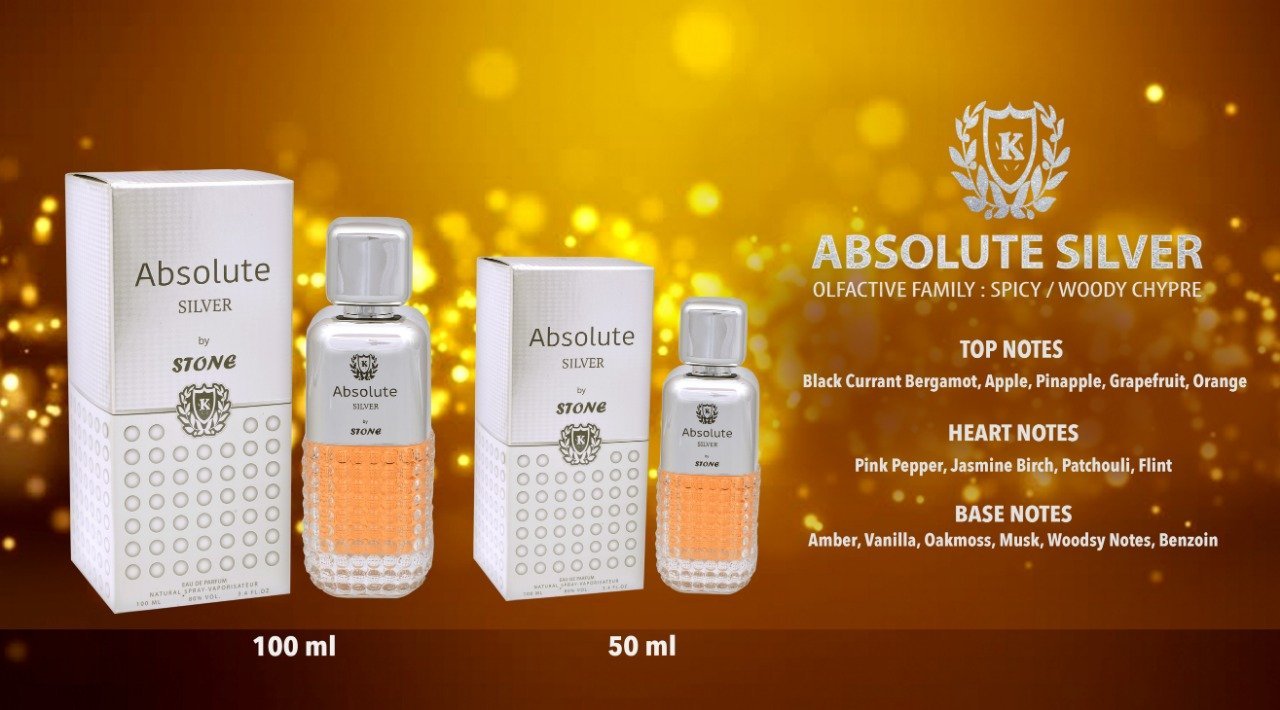 ABSOLUTE SILVER 50ML – AMR Perfumes